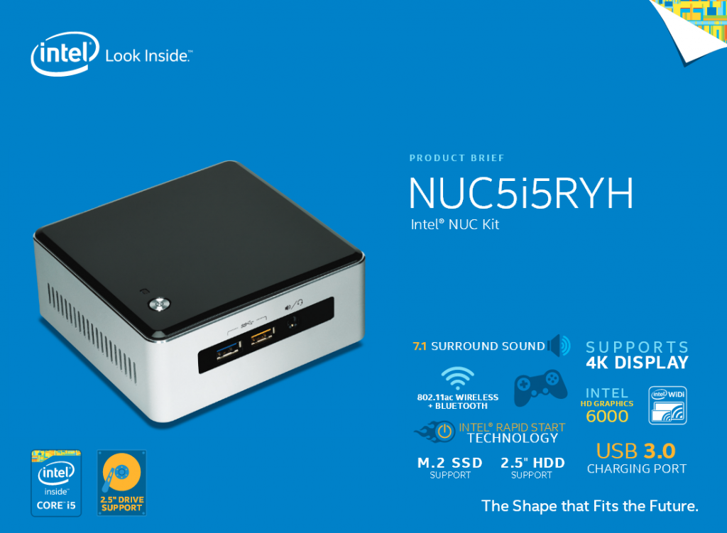 Intel NUC｢NUC5i7RYH｣｢NUC5i5RYH｣｢NUC5i3RYH｣まとめ