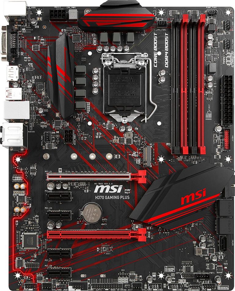 【MSI】H370 GAMING PRO CARBONとH370 GAMING PLUSの違い