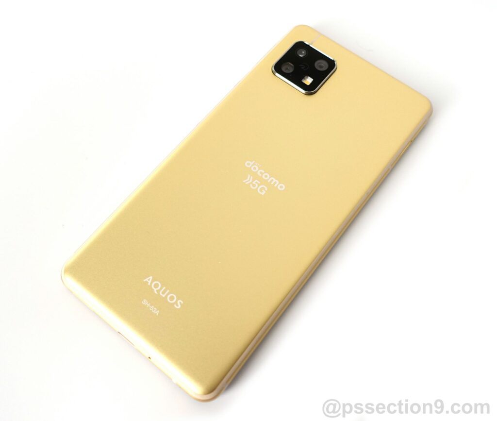 ドコモ AQUOS sense5G SH-53A 実機レビュー